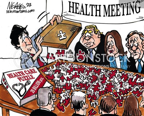 Healthcare Puzzle Cartoons and Comics - funny pictures from CartoonStock