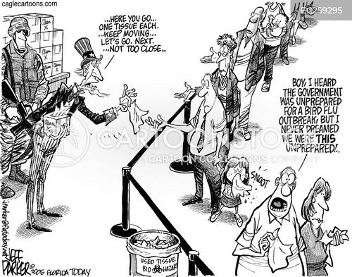 Us Unprepared Cartoons and Comics - funny pictures from CartoonStock