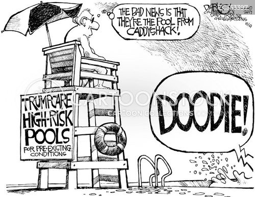 High Risk Pools Cartoons and Comics - funny pictures from CartoonStock