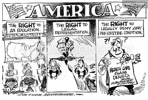 Right To Healthcare Cartoons and Comics - funny pictures from CartoonStock