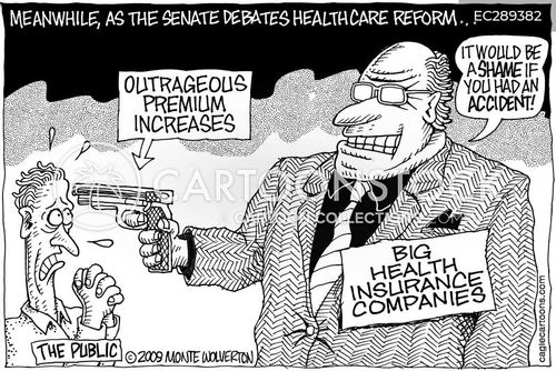 Health Premiums Cartoons and Comics - funny pictures from CartoonStock