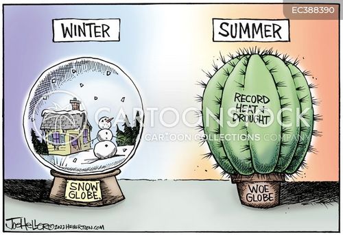 Winter Heatwave Cartoons and Comics - funny pictures from CartoonStock