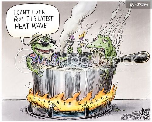 Heat Wave Warning Cartoons and Comics - funny pictures from CartoonStock