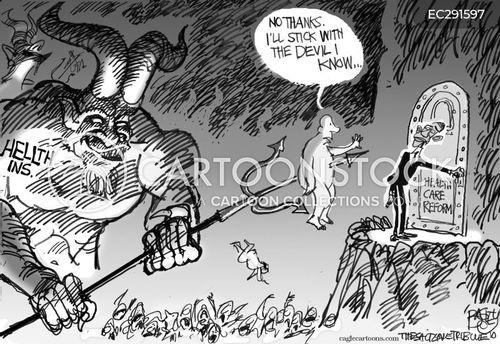 Hell Platform Cartoons and Comics - funny pictures from CartoonStock