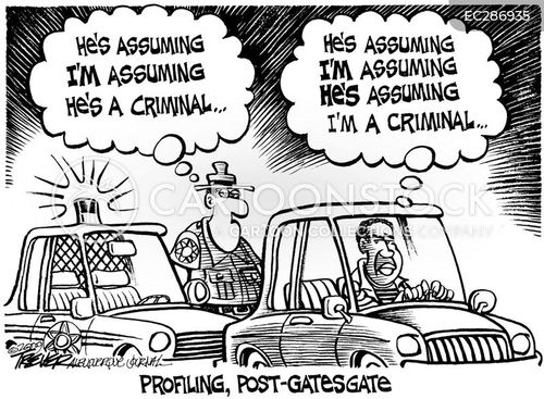 Gates Arrest Cartoons and Comics - funny pictures from CartoonStock