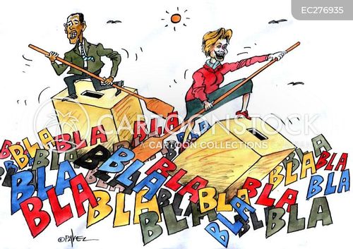 Political Chatter Cartoons and Comics - funny pictures from CartoonStock
