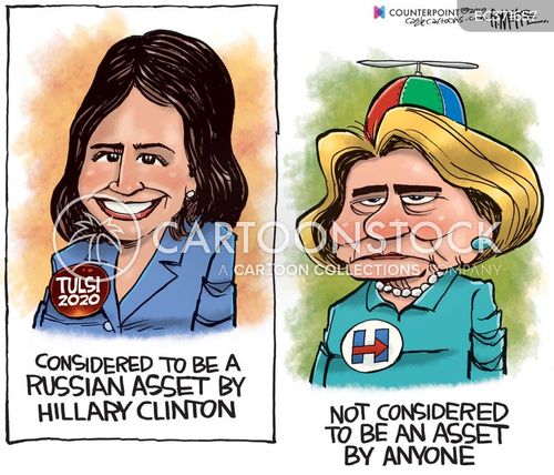 Tulsi Gabbard Cartoons and Comics - funny pictures from CartoonStock