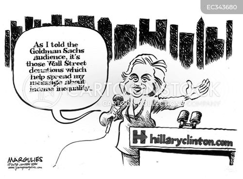 Hillary Well Off Cartoons and Comics - funny pictures from CartoonStock