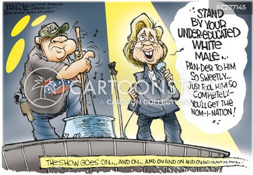 Clinging Cartoons and Comics - funny pictures from CartoonStock