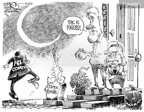 October Surprise Cartoons and Comics - funny pictures from CartoonStock