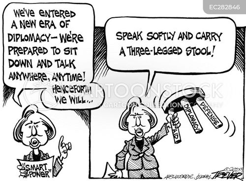 Smart Diplomacy Cartoons and Comics - funny pictures from CartoonStock