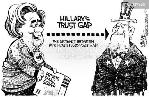 Trust Gap Cartoons and Comics - funny pictures from CartoonStock