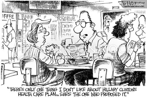 Hillary Care Cartoons and Comics - funny pictures from CartoonStock