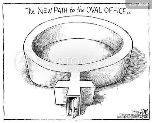 First Female Nominee Cartoons and Comics - funny pictures from CartoonStock
