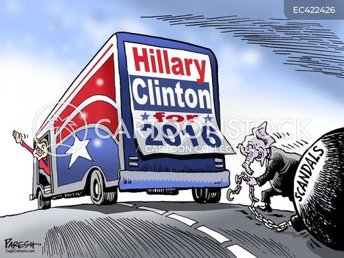 Hillary Info Cartoons and Comics - funny pictures from CartoonStock