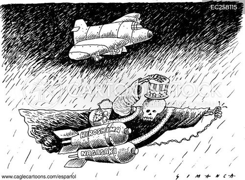 Atomic Bomb Political Cartoon