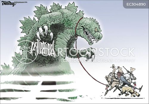 Xenophobic Attitudes Cartoons and Comics - funny pictures from CartoonStock