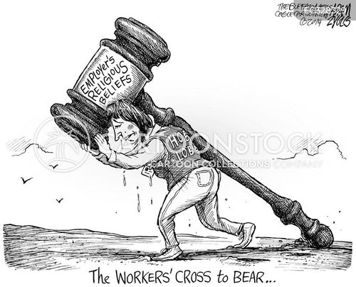 Religious Exemption Cartoons and Comics - funny pictures from CartoonStock