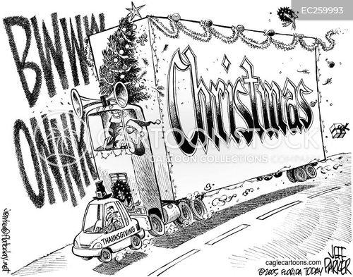 Seasonal Rush Cartoons and Comics - funny pictures from CartoonStock