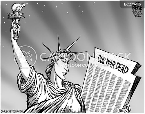 Memorial Day Holiday Cartoons and Comics - funny pictures from CartoonStock