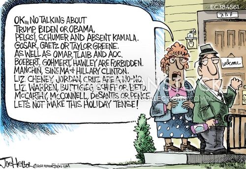 Holiday Talk Cartoons and Comics - funny pictures from CartoonStock