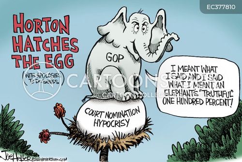Gop Hypocrisy Cartoons and Comics - funny pictures from CartoonStock