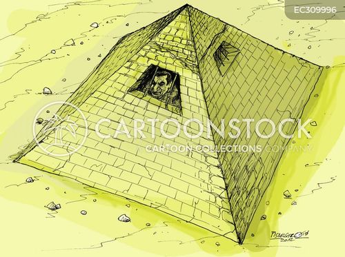 Louvre Pyramid Cartoon