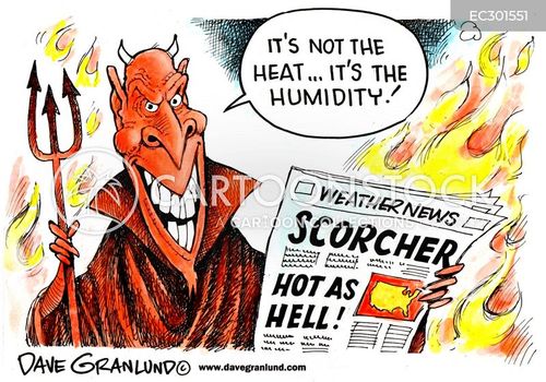 High Temperatures Cartoons and Comics - funny pictures from CartoonStock