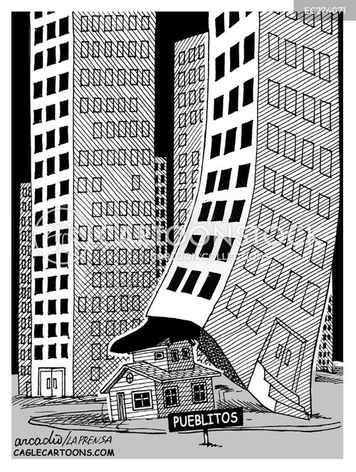 Modern Cities Cartoons and Comics - funny pictures from CartoonStock