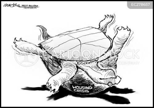 Housing Crisis Cartoons and Comics - funny pictures from CartoonStock