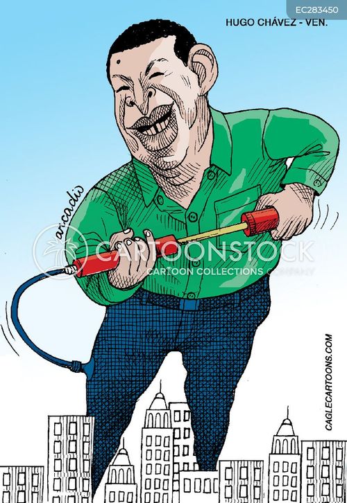 Hugo Chavez 2 Cartoons and Comics - funny pictures from CartoonStock