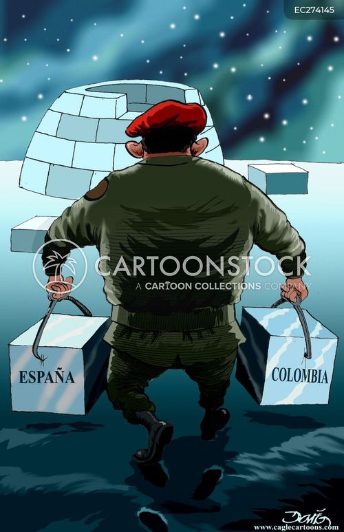 Frozen Diplomacy Cartoons and Comics - funny pictures from CartoonStock