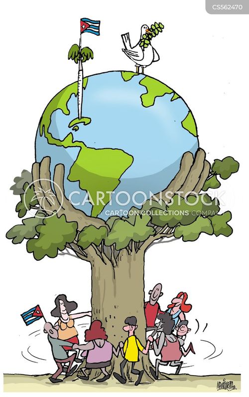 Peace And Harmony Cartoons and Comics - funny pictures from CartoonStock