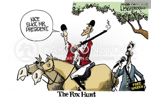 Fox Hunt Cartoons and Comics - funny pictures from CartoonStock