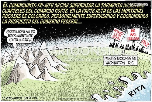 Huracan Rita Cartoons and Comics - funny pictures from CartoonStock