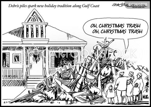 Hurricane Aftermath Cartoons and Comics - funny pictures from CartoonStock