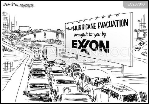 Evacuation Plan Cartoons and Comics - funny pictures from CartoonStock