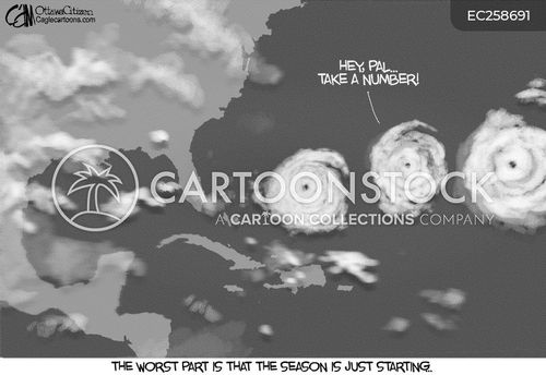 Hurricane Timeline Cartoons and Comics - funny pictures from CartoonStock