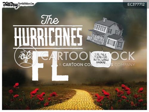 Hurricane Name Cartoons and Comics - funny pictures from CartoonStock