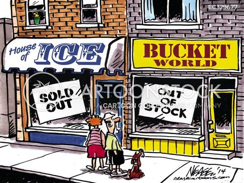 Ice Bucket Cartoons and Comics - funny pictures from CartoonStock