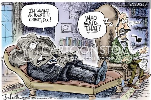 Identity Crisis Cartoons and Comics - funny pictures from CartoonStock