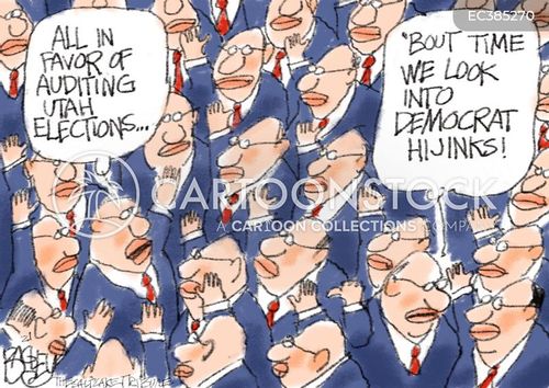 Electoral Audit Cartoons and Comics - funny pictures from CartoonStock
