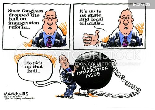 Immigration Rights Cartoons and Comics - funny pictures from CartoonStock