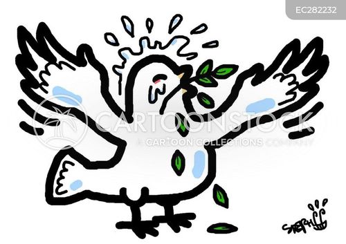 Peace Illustration Cartoons and Comics - funny pictures from CartoonStock