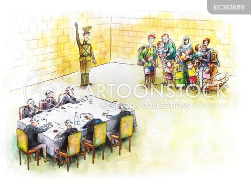 Immigrants Cartoons and Comics - funny pictures from CartoonStock