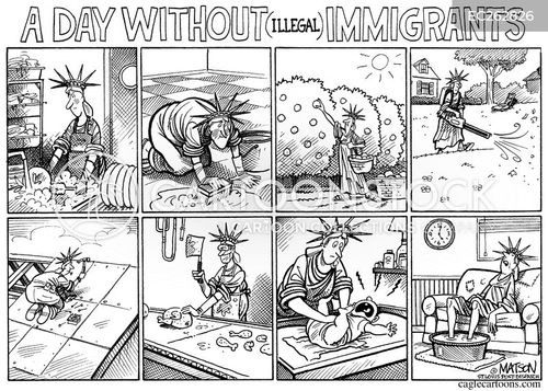 Immigrant Experience Cartoons and Comics - funny pictures from CartoonStock