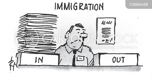 Immigration Processing Cartoons and Comics - funny pictures from ...