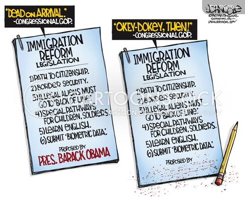 Pro-immigration Cartoons and Comics - funny pictures from CartoonStock