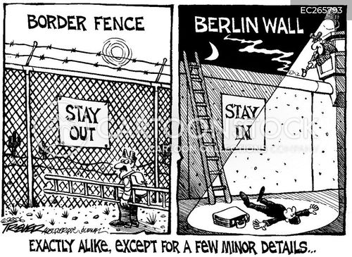Berlin Wall Cartoons and Comics - funny pictures from CartoonStock