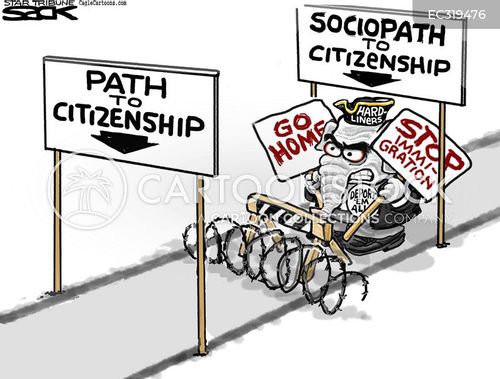 Citizenship Test Cartoons and Comics - funny pictures from CartoonStock